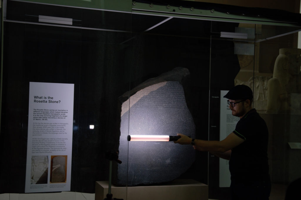 3D Scanning the Rosetta Stone – Digital Worlds Research